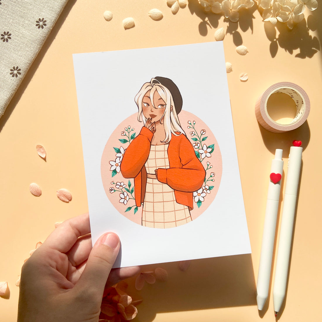 Jasmine Girl Art Print – Meeco Studio