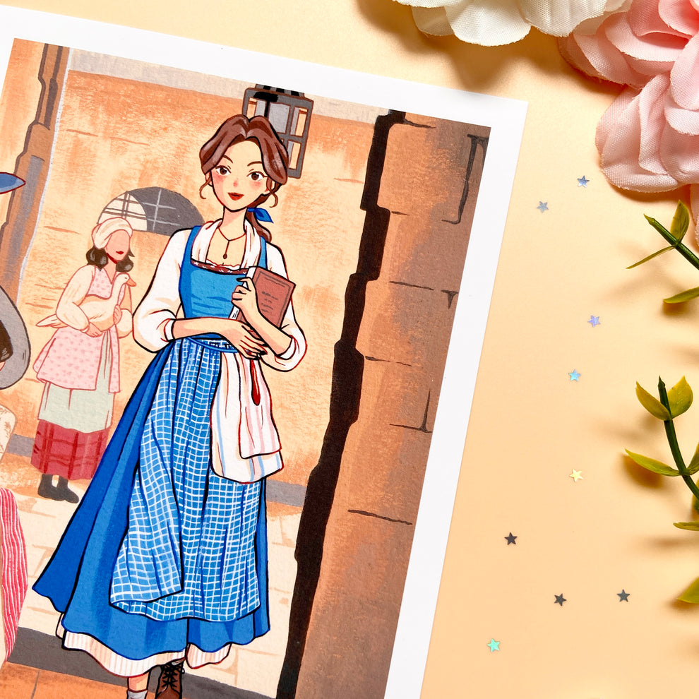 Belle Art Print – Meeco Studio