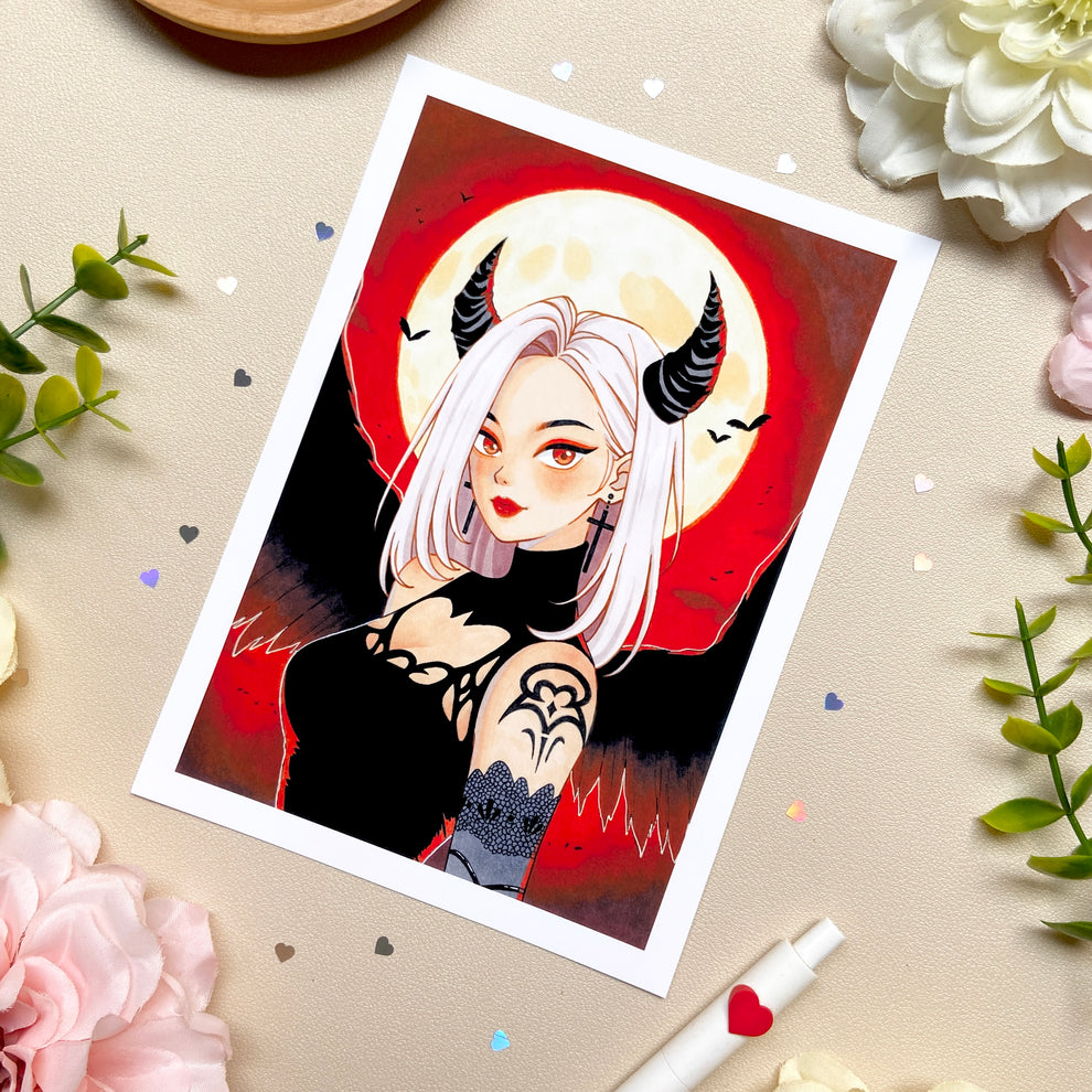 Hell's Angel Art Print – Meeco Studio